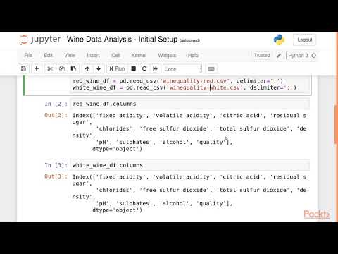 Learn Exploratory Data Analysis with Pandas and Python 3 x Wine Data Analysis Initial Setup ...