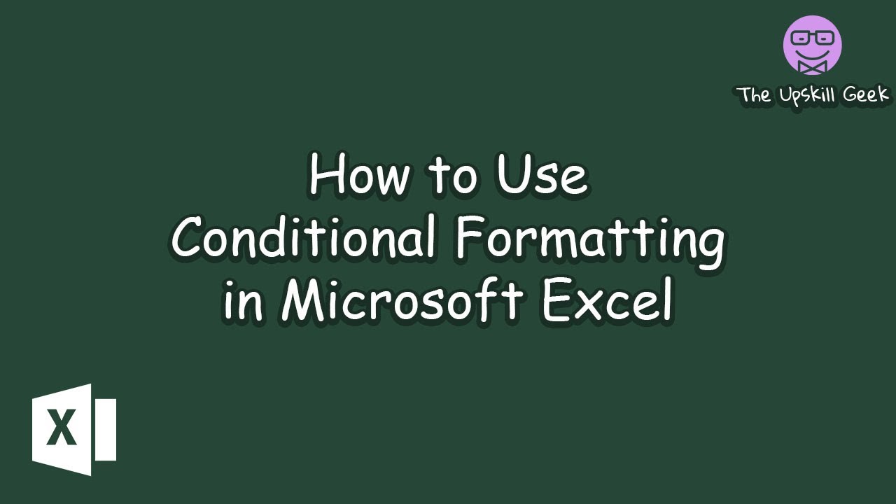Microsoft Excel 2019 Conditional Formatting in Excel TUTORIAL
