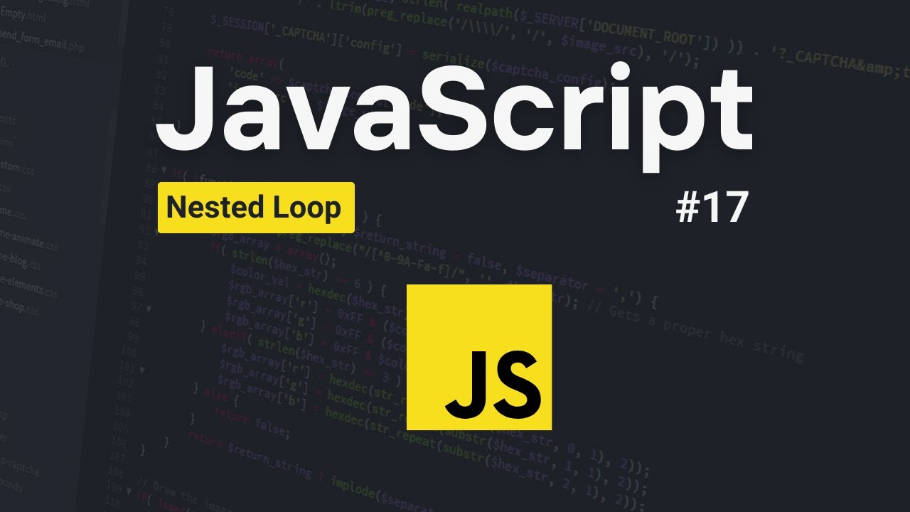 Nested Loop in JavaScript | Javascript Tutorial | #17