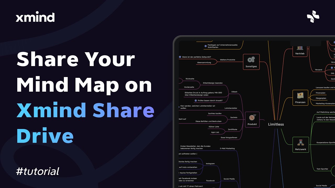 How to Share Your Mind Map on Xmind Share Drive? | Feature Tutorial