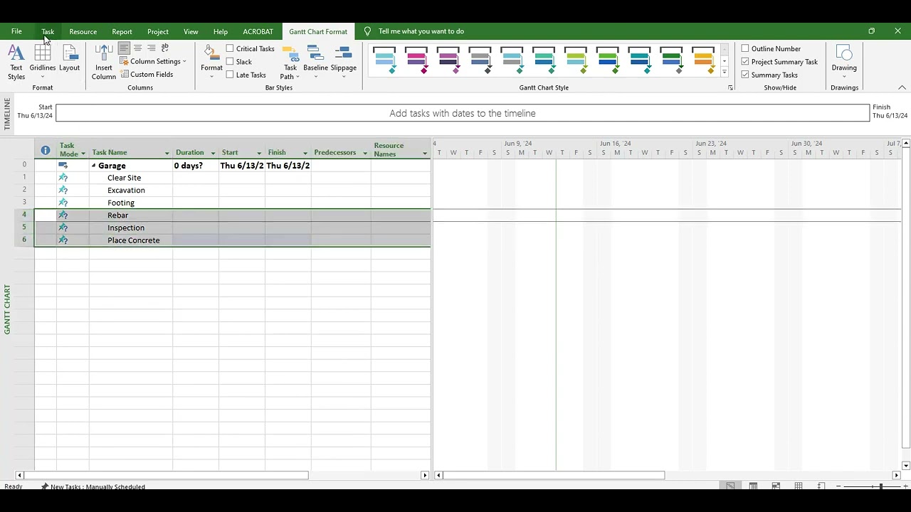 Tasks, Sub-tasks, and Sub-sub-tasks in Microsoft Project