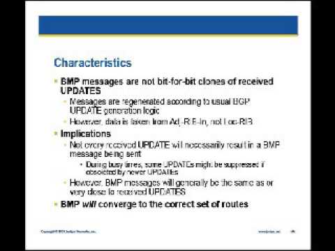BMP, The BGP Monitoring Protocol