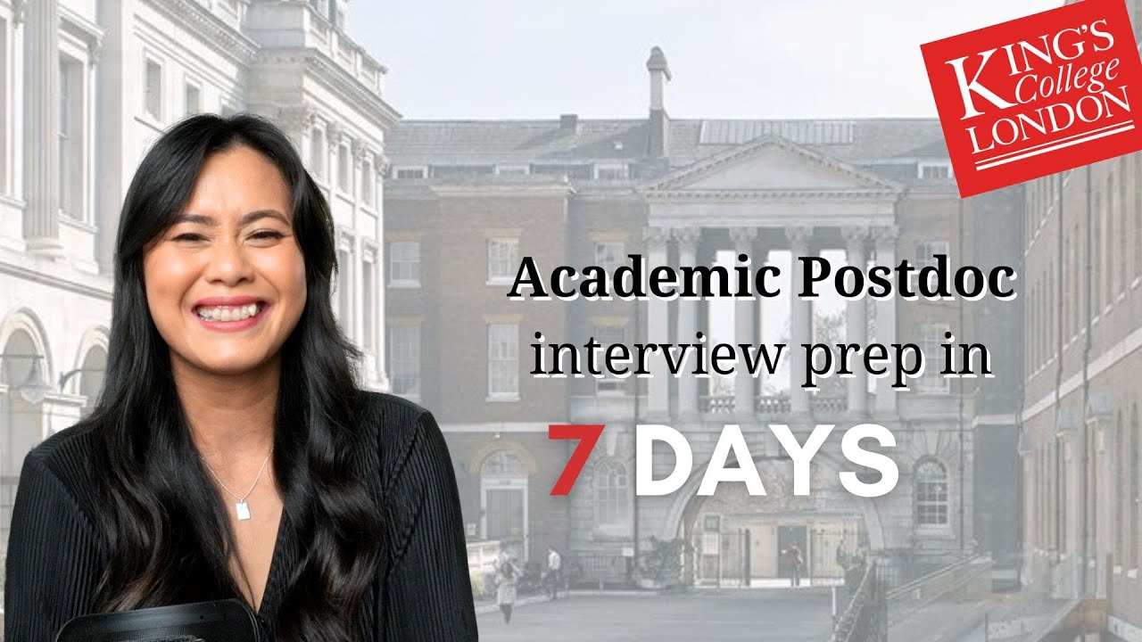 How I prepared for my postdoc interview with King's College London