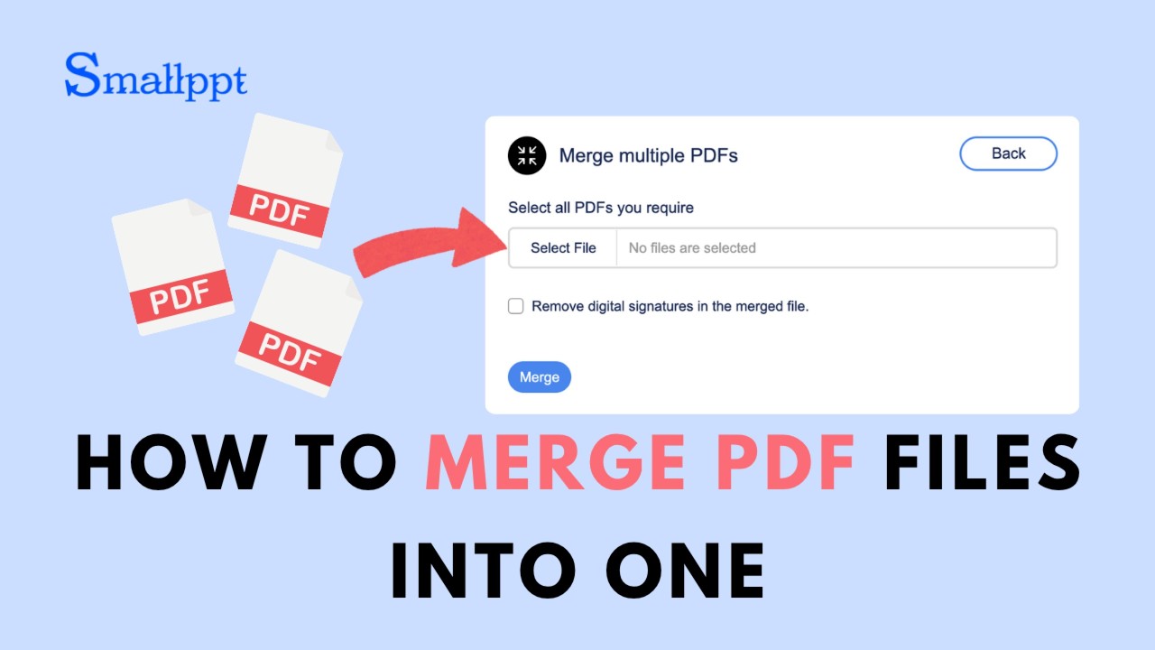 How to Combine PDF Files into One | Merge PDF Files FREE