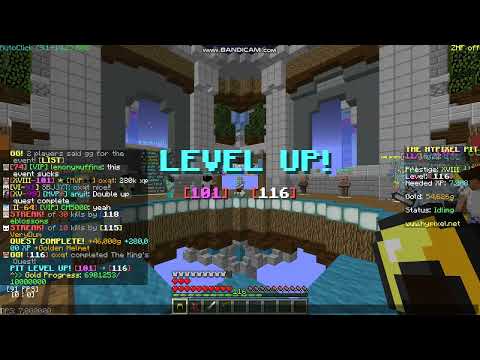 Hypixel Pit Kings Quest (280,000 XP in 1 click)