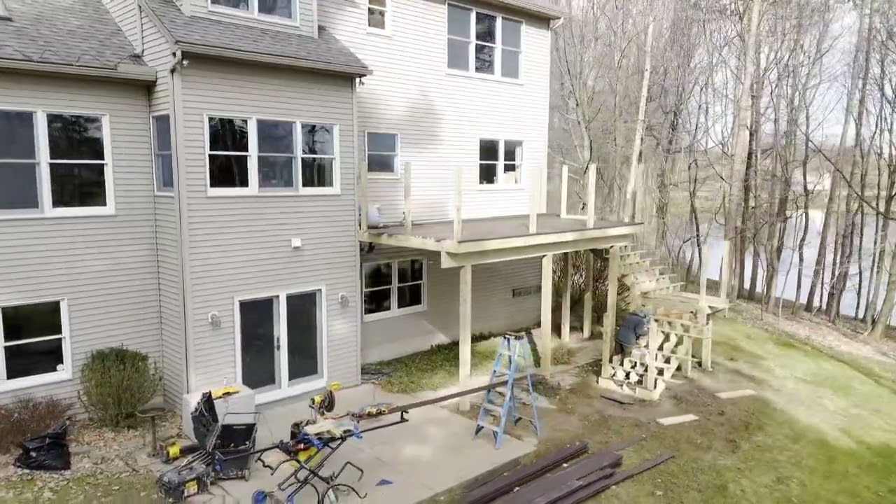 2 Story Deck Build
