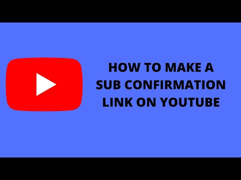 How to make a sub confirmation link