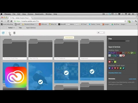 Selecting, moving, and deleting files in Creative Cloud | Adobe Creative Cloud