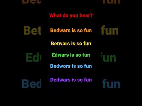 What do you hear? | Foltyn Bedwars is so fun