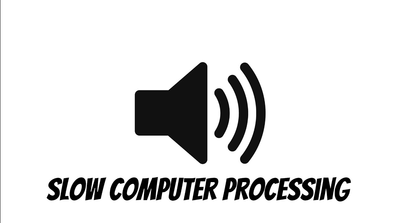 Slow Computer Processing  Sound Effect