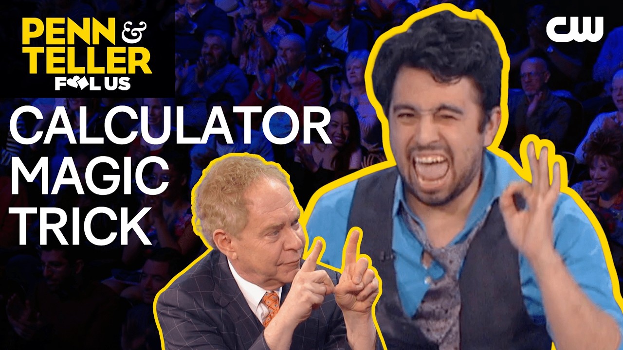 Magician Performs Calculator Magic Trick | Penn & Teller: Fool Us | The CW