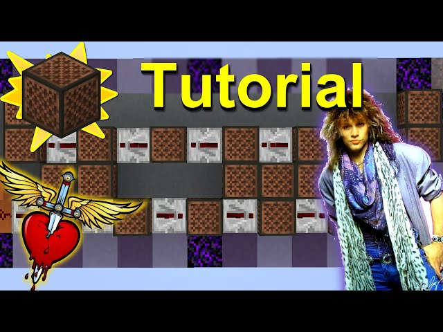Bon Jovi Note Block Doorbell Tutorial "Livin' on a Prayer" Minecraft Map