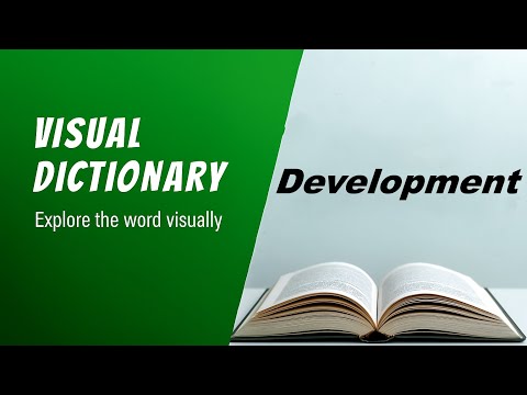 Development Meaning | Development Definition | Development Pronunciation | Visual Dictionary