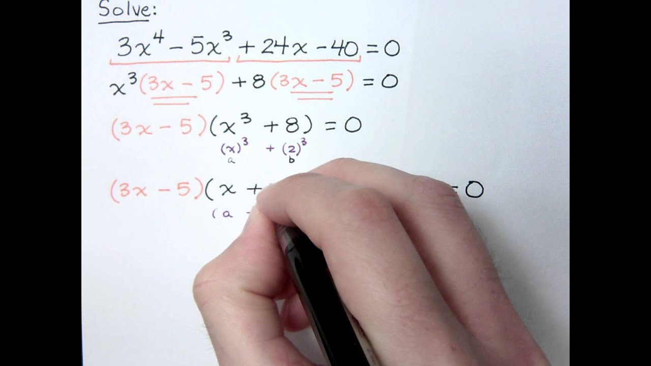 Polynomial Equations - Part 1