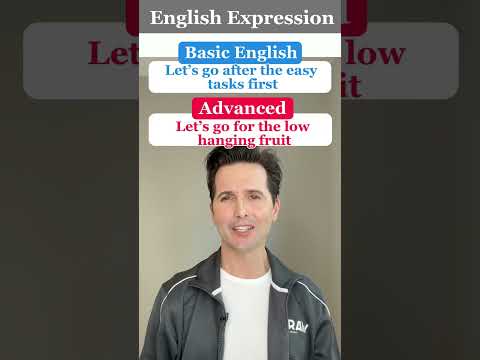 Learn English Vocabulary & Idiom Low Hanging Fruit