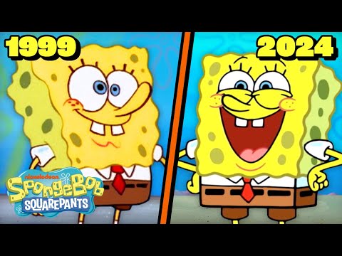 SpongeBob Characters - Then vs. Now π₯ | 52 Minute Compilation | @SpongeBobOfficial