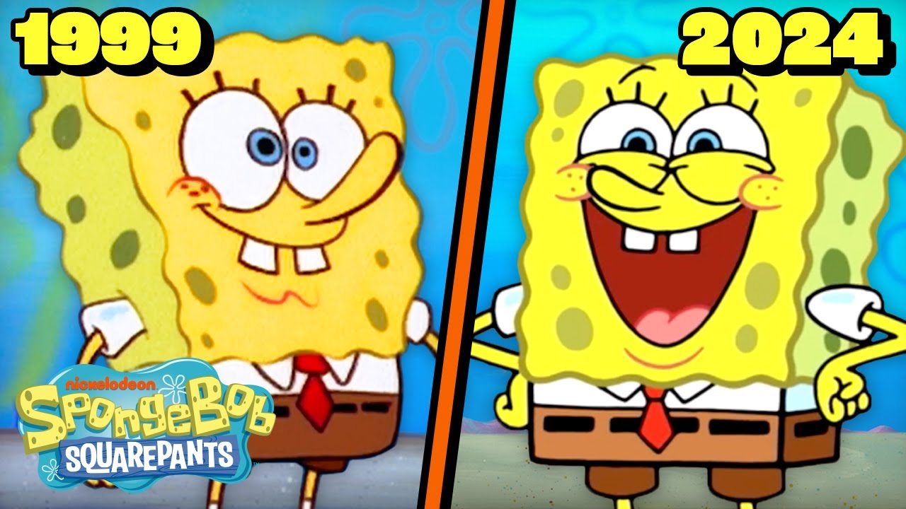 SpongeBob Characters - Then vs. Now 🎥 | 52 Minute Compilation | SpongeBob