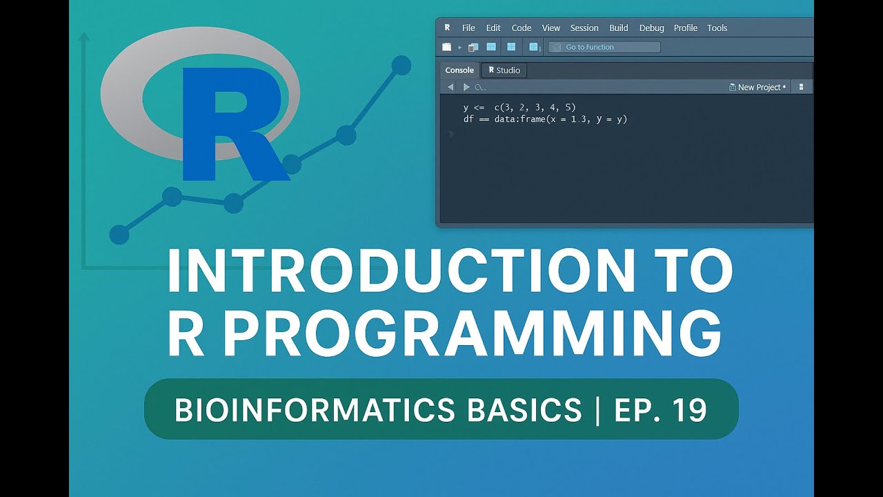Introduction to R for Bioinformatics | Basics and Applications | Bioinformatics Ep. 19