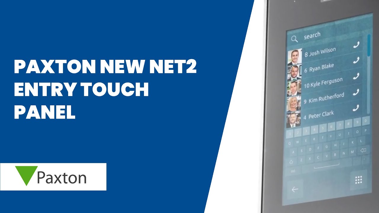 Paxton New Net2 Entry Touch panel