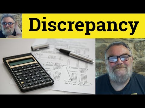 😎 Discrepancy Meaning - Discrepancy Definition - Discrepant Examples - Formal Discrepancy Discrepant