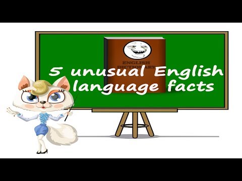 5 unusual English language facts