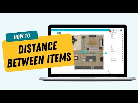 Measure the Distance Between Items - RoomSketcher App