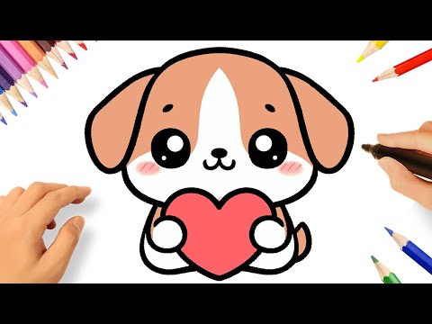 COMMENT DESSINER UN CHIOT MIGNON 🐶