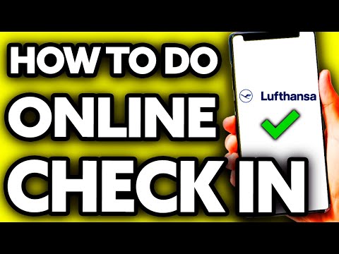 How To Do Online Check in Lufthansa - Step by Step