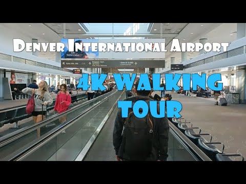 A 4K Walk Tour of Denver International Airport (DEN)