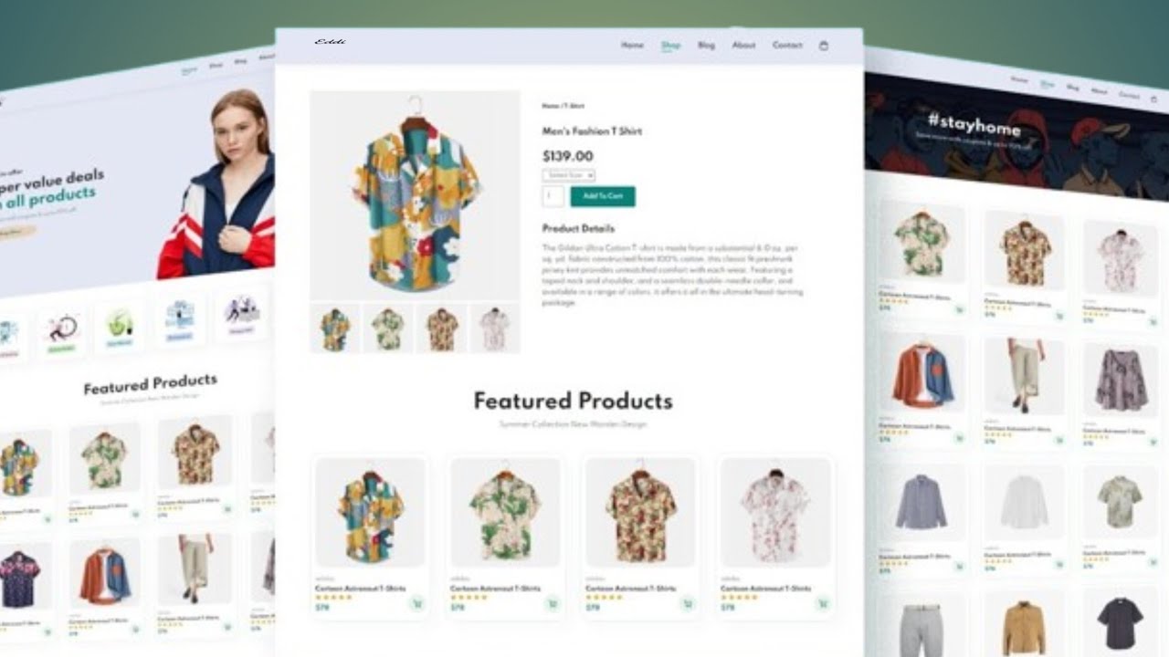 Build a FREE Ecommerce Website with HTML CSS JavaScript in hours
