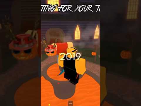 Evolution of MM2 halloween 🎃 (not my vids) #mm2 #mm2halloween #roblox #robloxmm2 #murdermystery2