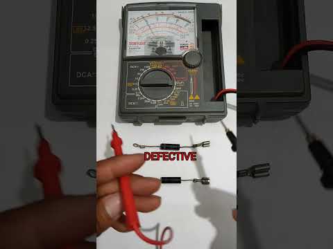 How To Check High Voltage Diode In Microwave Oven Using Analog Multimeter #shorts