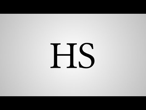 What Does "HS" Stand For?