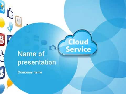 Cloud Service PowerPoint Template