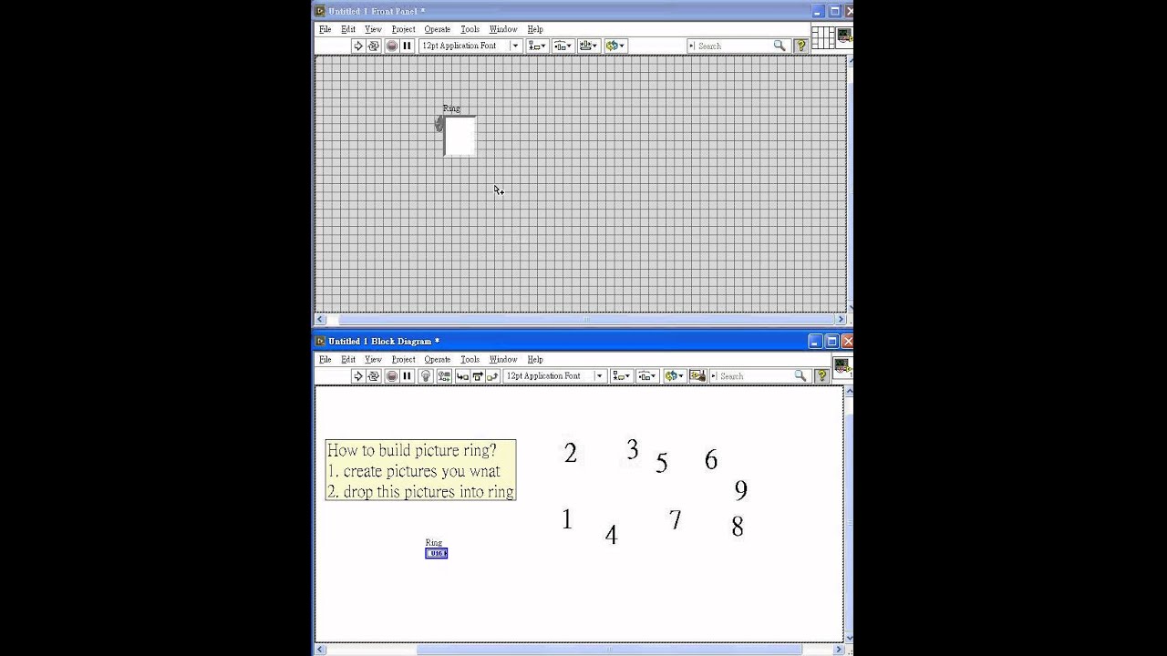 LabVIEW - Build picture ring