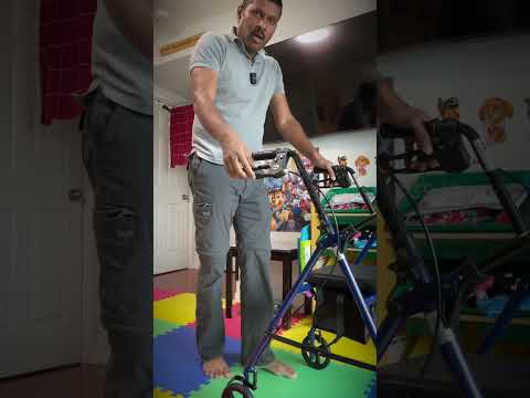 Lightweight Walker with seat