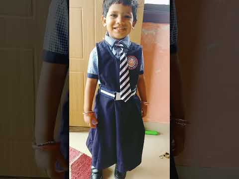 yennoda baby school uniform la yewlo cuta iruka.