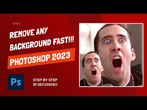 Photoshop 2023 - Remove ANY Background in 30 Seconds