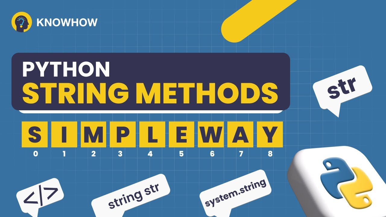 Python String Methods: upper, lower, isdigit, zfill, find, title, capitalize Tutorial