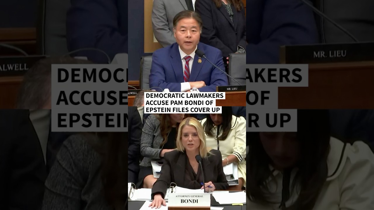 Democratic lawmakers accuse Pam Bondi of Epstein file cover up