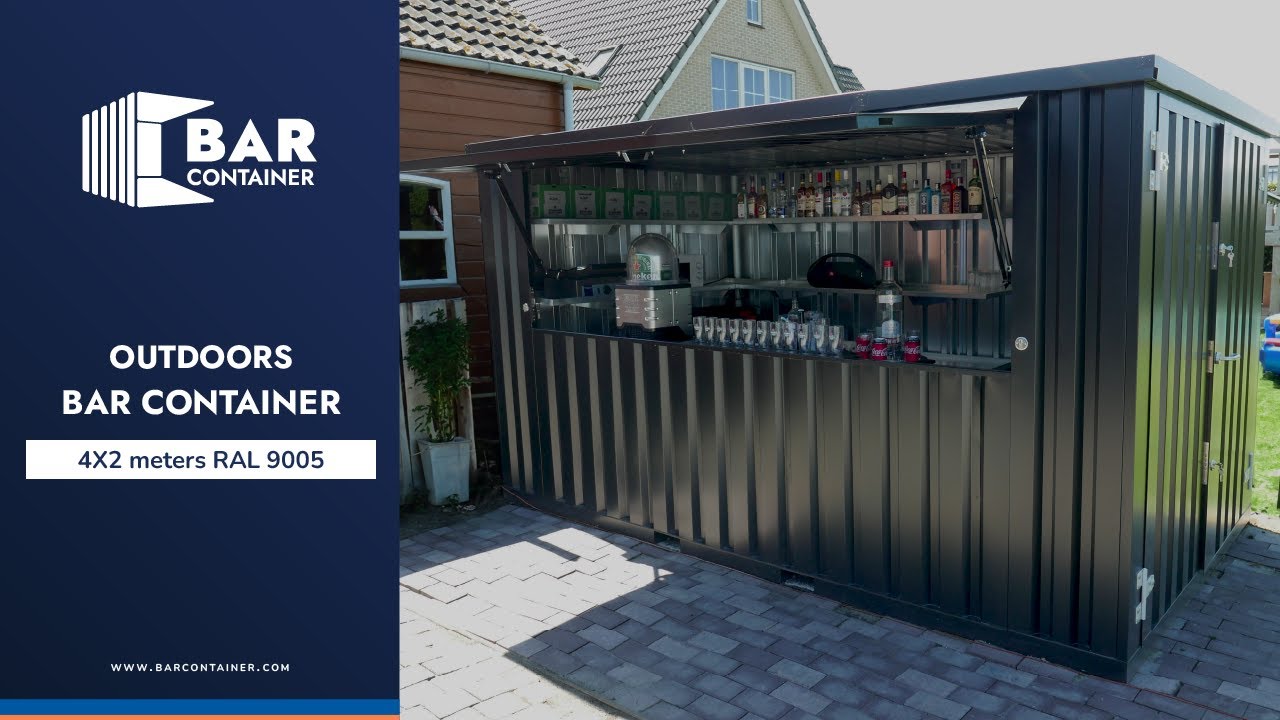 Outdoors Bar in a Container, a great addition to your backyard!