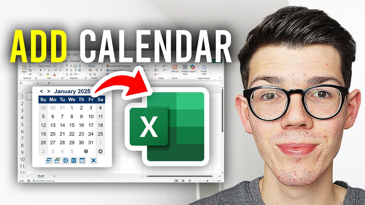 How To Add Calendar Date Picker In Excel - Full Guide