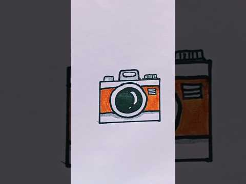 How to draw a camera #simple #satisfying