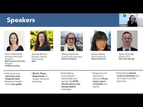 Webinar - Consumption-based Solutions for Climate Action