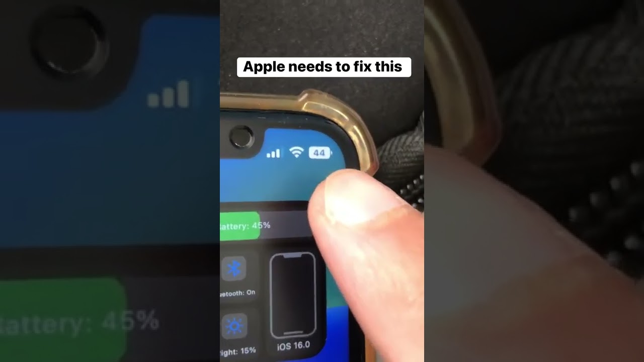 Are you seeing this iOS 16 battery percentage issue ???