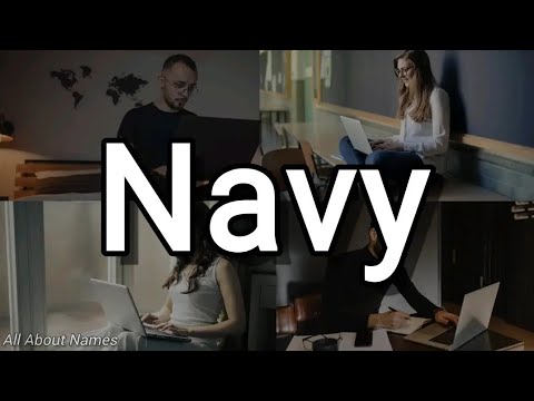 Navy: American Pronunciation, Meaning, and Usage in Sentences