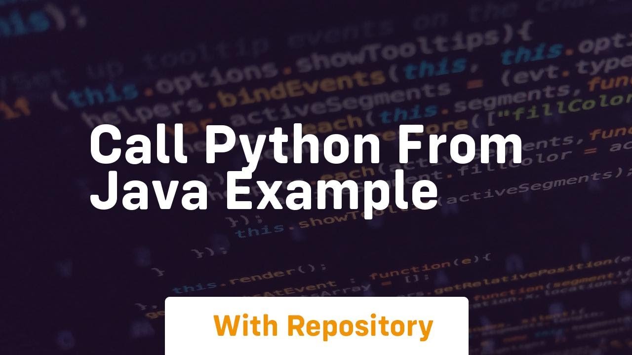 call python from java example