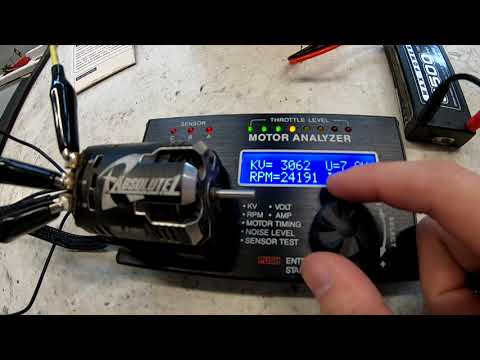 SkyRC Brushless Motor Analyzer Demonstration