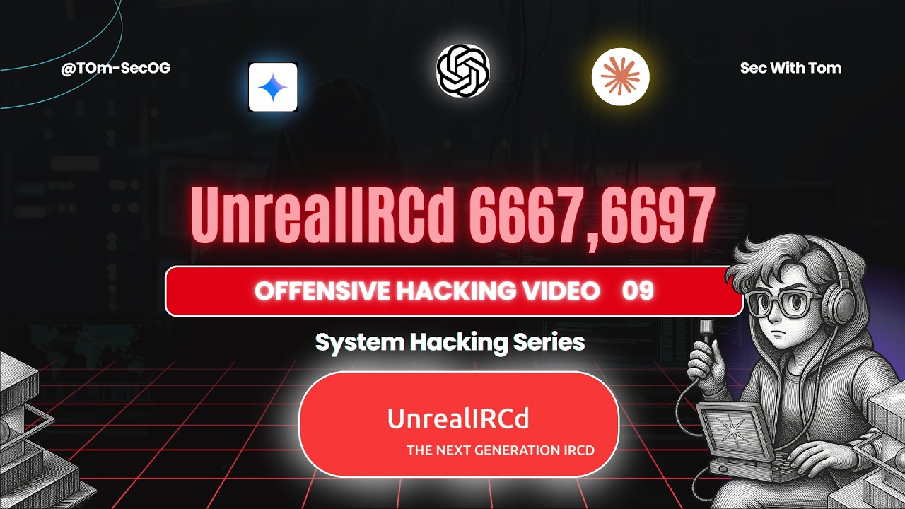 🔴 UnrealIRCd EXPLOITATION | Root + Hash Dump + Cracking | Offensive Hacking with AI 2026 — Video 09