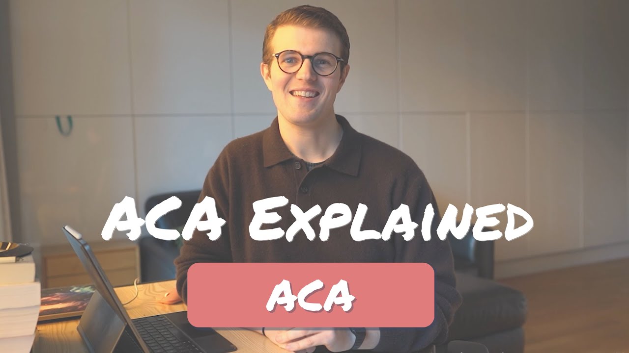 ACA ICAEW Qualification Explained